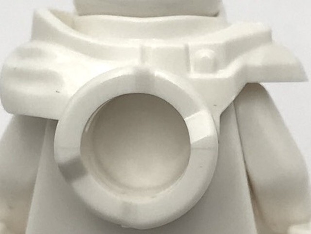 Lego New White Minifigure Armor Shoulder Pad and Wrap with Scabbard ...
