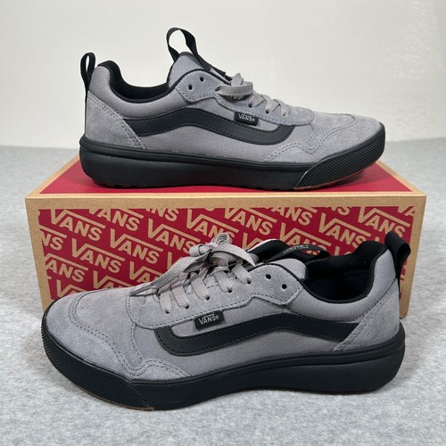 Vans Range EXP Shoes Men's 8.5 Gray Black Skate Suede Canvas Frost NEW ...