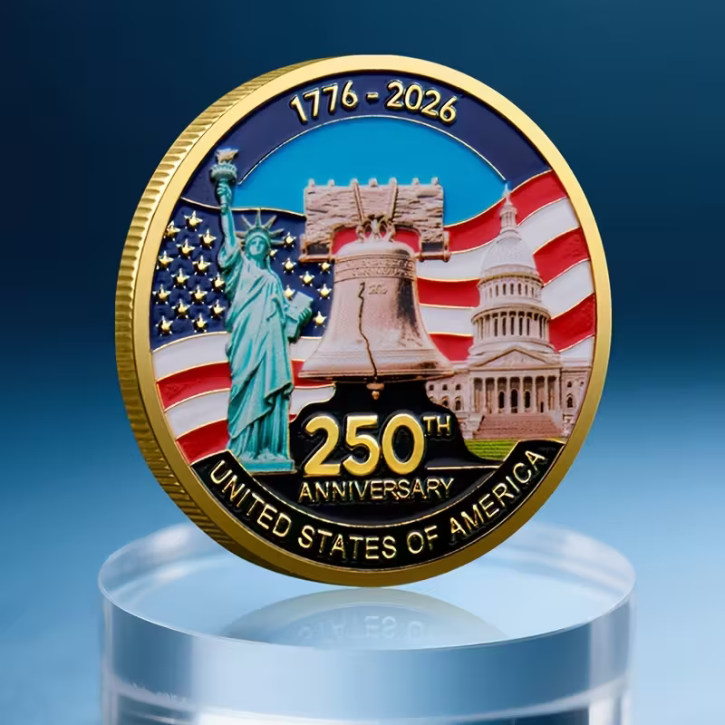 United States 250 Anniversary Challenge Coin Commemorative Collectable ...