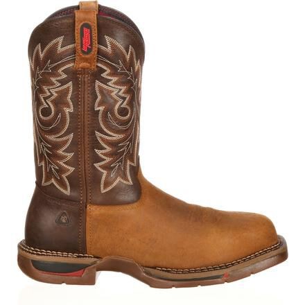 ROCKY WORK Men's 11" Long Range Carbon Fiber Toe Western Work Boot ...