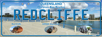 Redcliffe QLD plates Australia Number Licence Tin Sign license plate ...