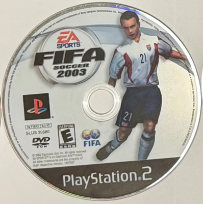 FIFA Soccer 2003 PS2 Sony PlayStation 2 - Disc Only 14633145793| eBay