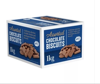 Chocolate Broken Biscuits 1kg, cookies Bulk Snack Box Gift, Broken ...