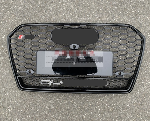 For 2016 -2018 Audi A6 C7 S6 RS6 Front bumper Mesh Grille Grill black ...