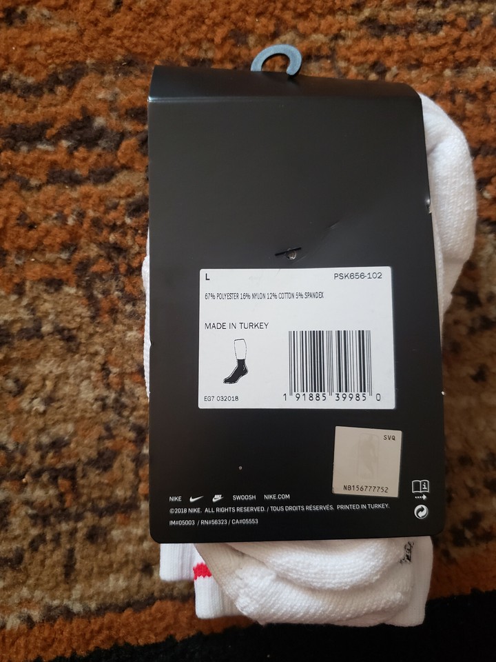 Nike Jordan Elite NBA WNBA Team Color Socks Over Calf Short Crew NWT sz ...