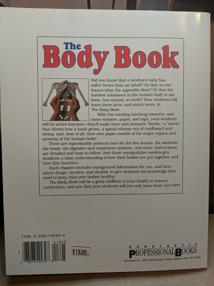 The Body Book (Grades 3-6) by Donald M. Silver; Patricia J. Wynne ...