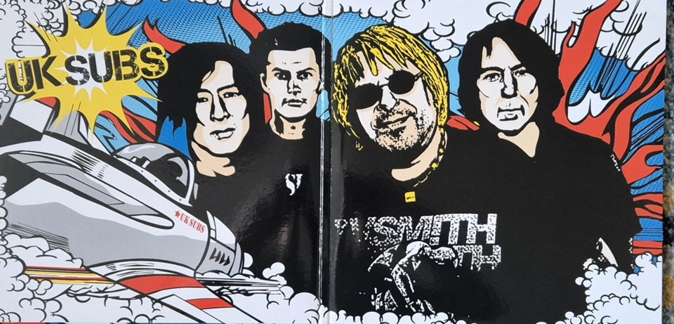 LTD Edition UK Subs Yellow Leader Dbl Album. 2LP Blue / Red 10 ...