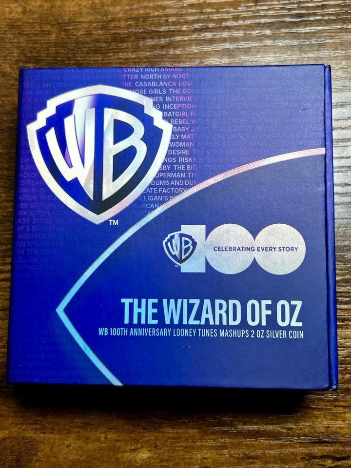 2023 WB100 Looney Tunes Mashups – The Wizard of Oz 2oz Silver Coin Niue Limited | eBay