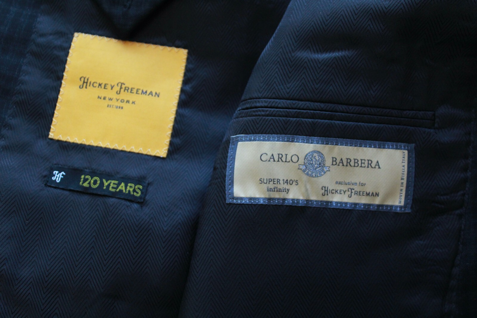 Rare Hickey Freeman 120 Years Anniversary Super 140s … - Gem