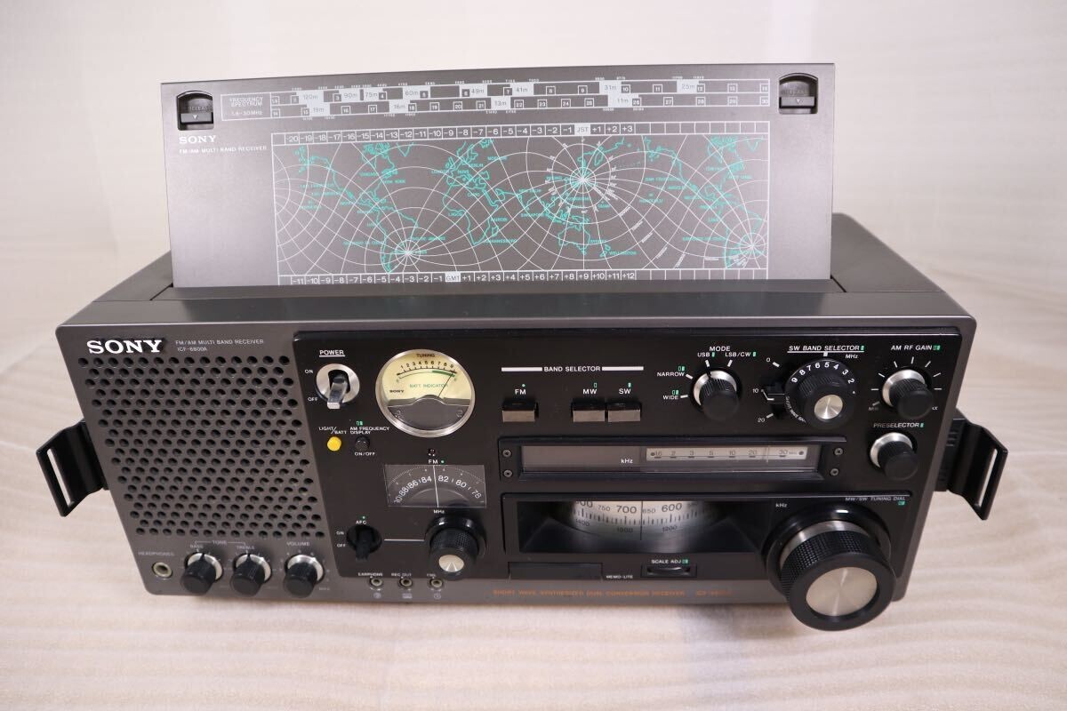 Sony ICF-6800A Serviced & received 31-band Multiband Receiver vintage ...