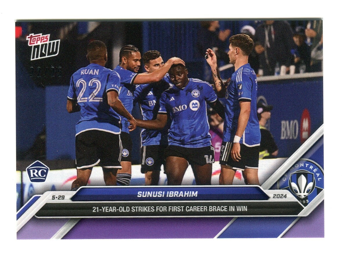 2024 Topps Now MLS - Purple #66 Sunusi Ibrahim /25 (RC) for sale online | eBay