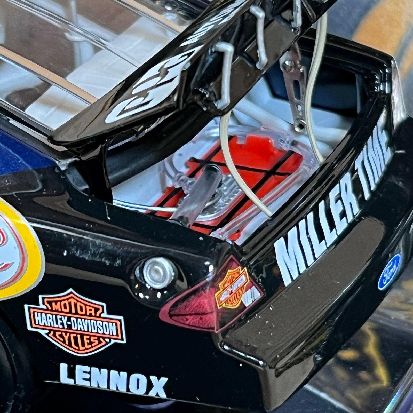 Rusty Wallace #2 Miller Lite Harley Davidson Ford ELITE 1:24 Diecast ...