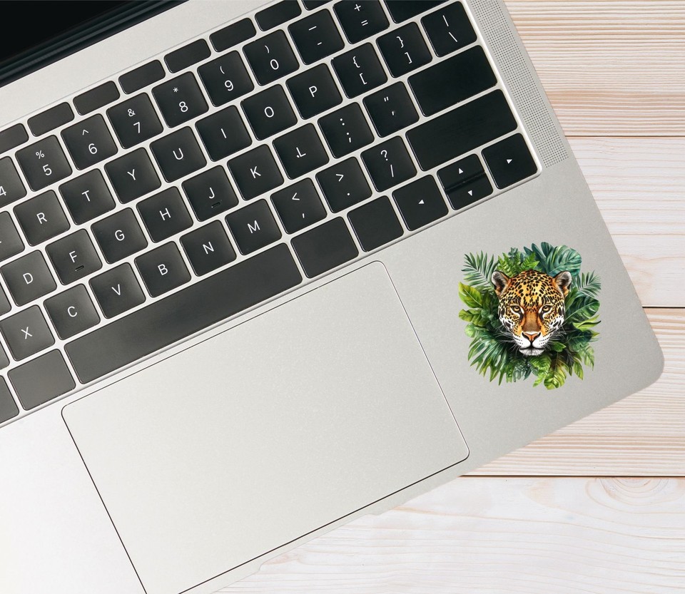 Tropical Leopard UV DTF Sticker - Glass Laptop Tumbler Cup xk165 | eBay