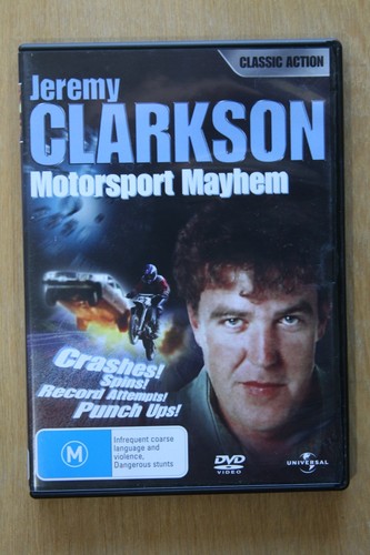 Jeremy Clarkson Motorsport Mayhem (DVD, 2008) Preowned (D189) | eBay ...