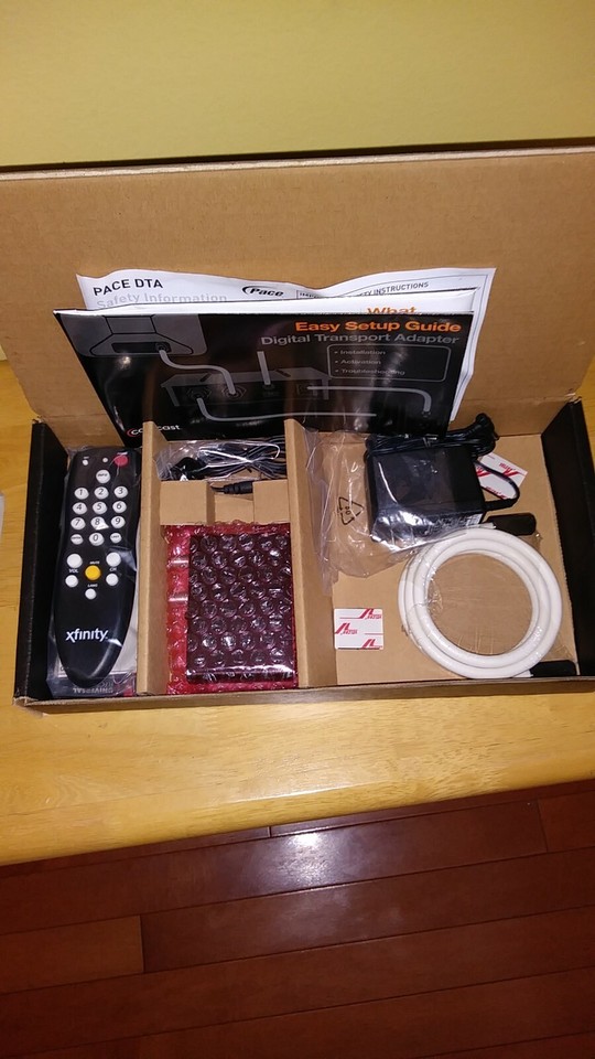 Comcast Digital Transport Adaper DTA Self-Installation Kit | eBay