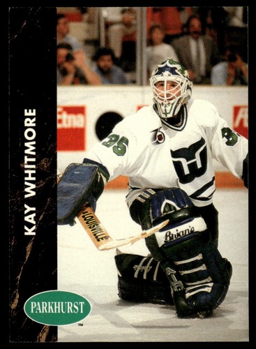 1991-92 Parkhurst #58 Kay Whitmore Hartford Whalers | eBay