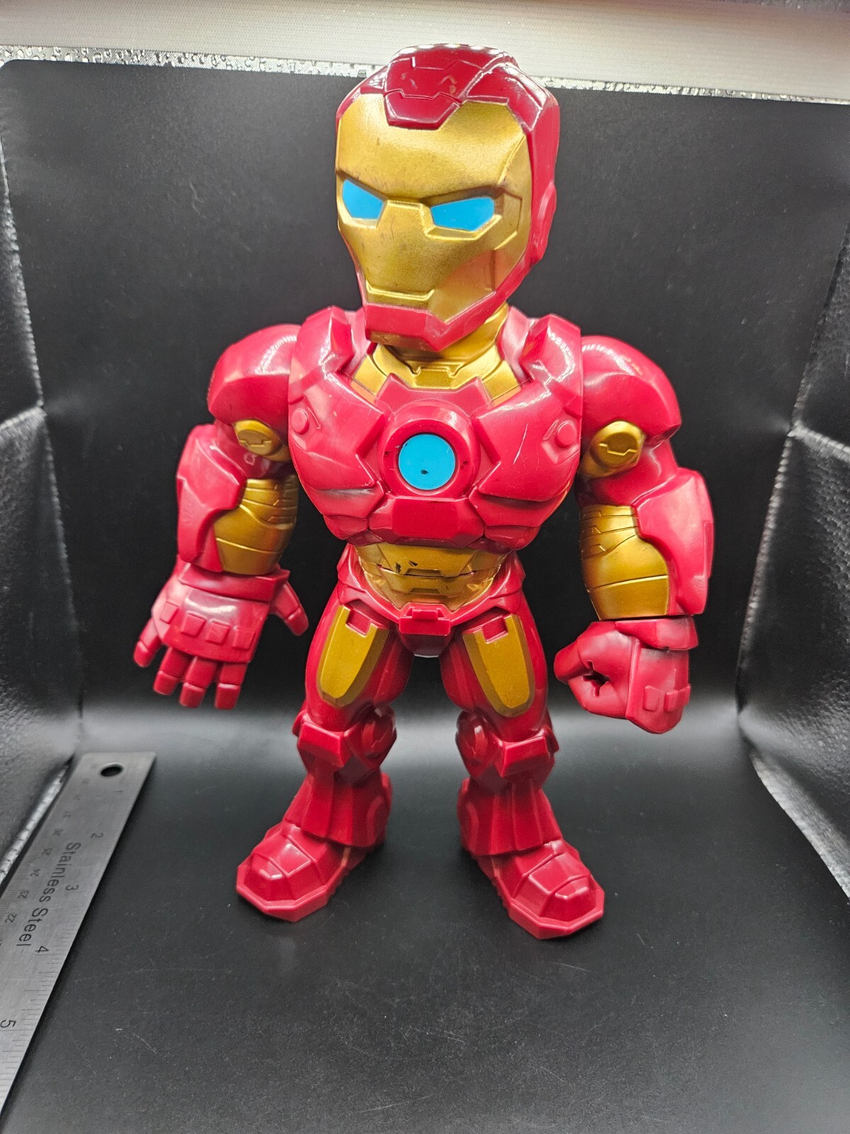 2018 Hasbro Playskool Marvel Super Hero Adventures IRON MAN 10" Action ...