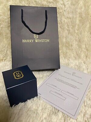 Harry Winston Ring Jewelry case with Shopping Bag Outer box Harry Winston Ring Jewelry case with Shopping Bag Outer box
