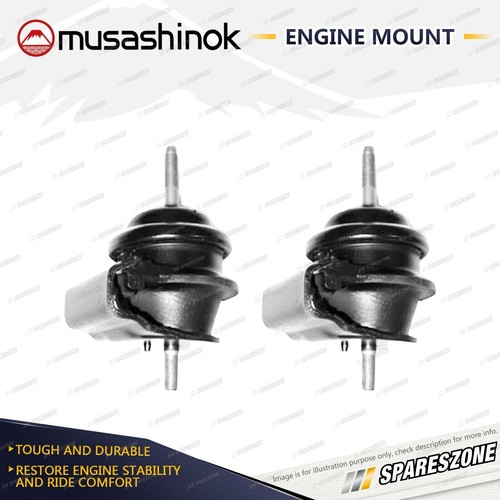 2x Musashinok Front LH RH Engine Mount for Mazda 929 JE41 55 3.0L V6 5/ ...