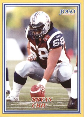 2004 Jogo CFL #138 Bryan Chiu - Montreal Alouettes - Washington State ...