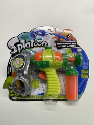 World of Nintendo Splatoon Splattershot Mini Playset Goggles Ink Tank ...