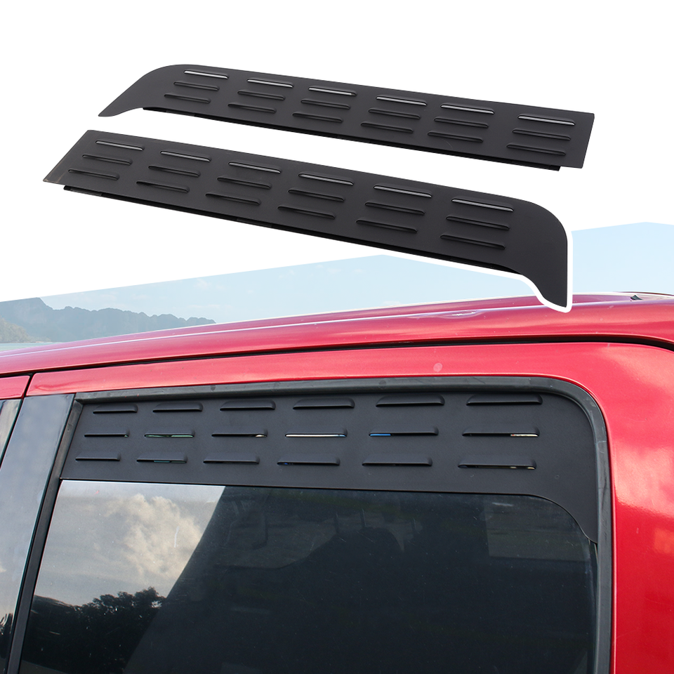 2X Rear Window Glass Louver Air Vent Panel For Ford F150 2015-2023 ...