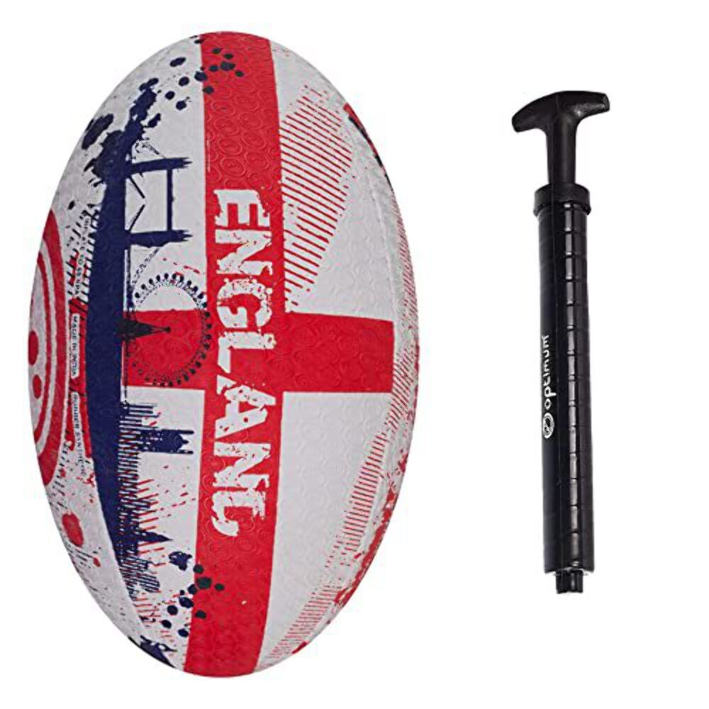 Rugby Ball England Match Training Perfect Gift Quality Brand Optimum ...