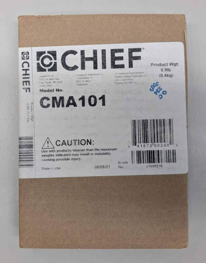 Chief CMA101 5" DESIGNER Ceiling Plate Black | Compra online en eBay