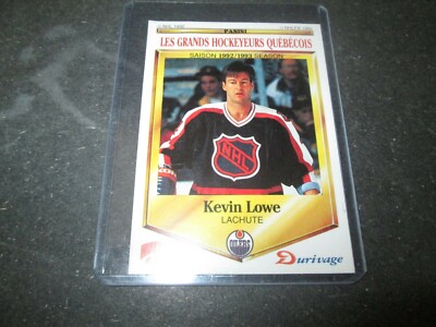 1992-93 Durivage Panini # 42 KEVIN LOWE EDMONTON OILERS | eBay