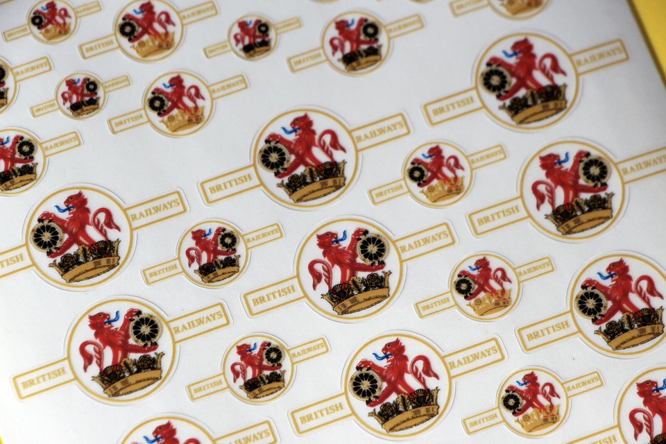BRITISH RAILWAYS LOGO High Detail stickers decals Model Railway HO OO ...