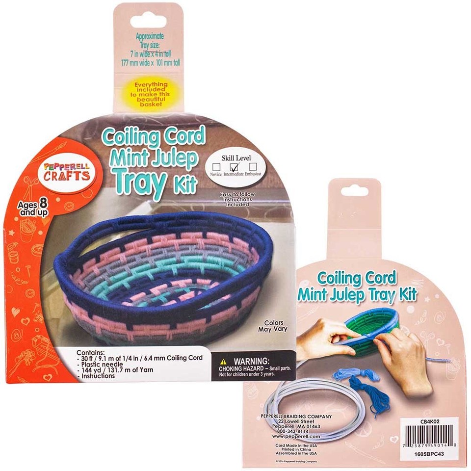 Coiling Cord Basketry Making Kit For All Skill Levels - Basket Bowl ...