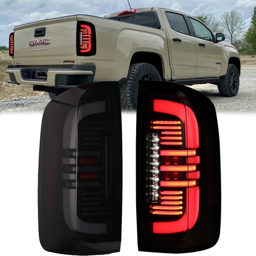 LED Tail Lights For 2015-2022 Chevy Colorado Black Smoked Turn Signal ...