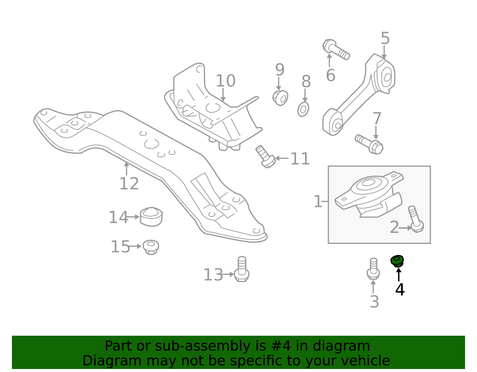 Genuine Subaru Stabilizer Link Nut 902380017 for sale online | eBay