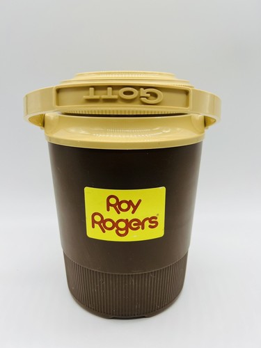 VTG Gott Model 1502 Roy Rogers Brown 1/2 Gallon Thermos Water Jug Tan ...
