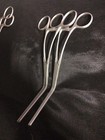 7 1/2" Hayes Anterior Resection Clamps 37-1110 stainless curved LOT of ...