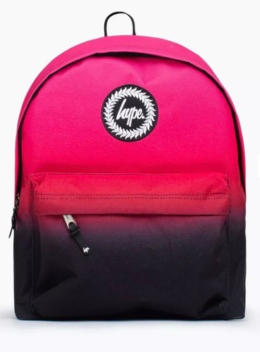 Hype Pink Black Fade Backpack Rucksack 18L School Bag New | eBay