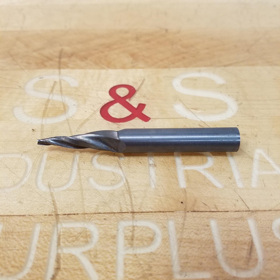 Wolverine C7-A-4 Tapered End Mill, 3/8" Cutting Diameter, OAL 3" - NEW ...