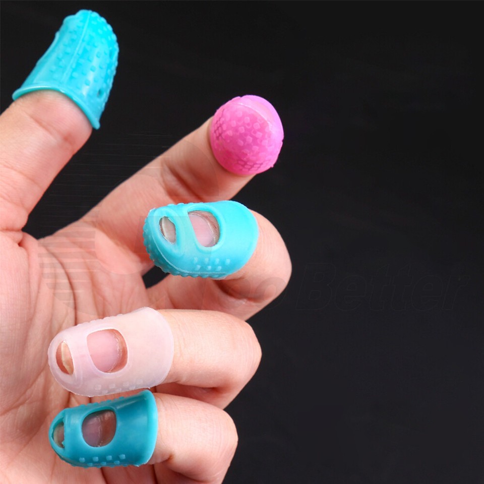 Rubber Thimble Thimblettes Finger Cones Protector Page Turner Large ...