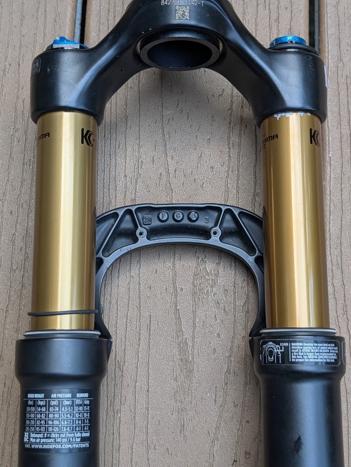 2022 Fox Factory 32 Float Fork 29" X 100mm Travel Tapered 100mm remote ...