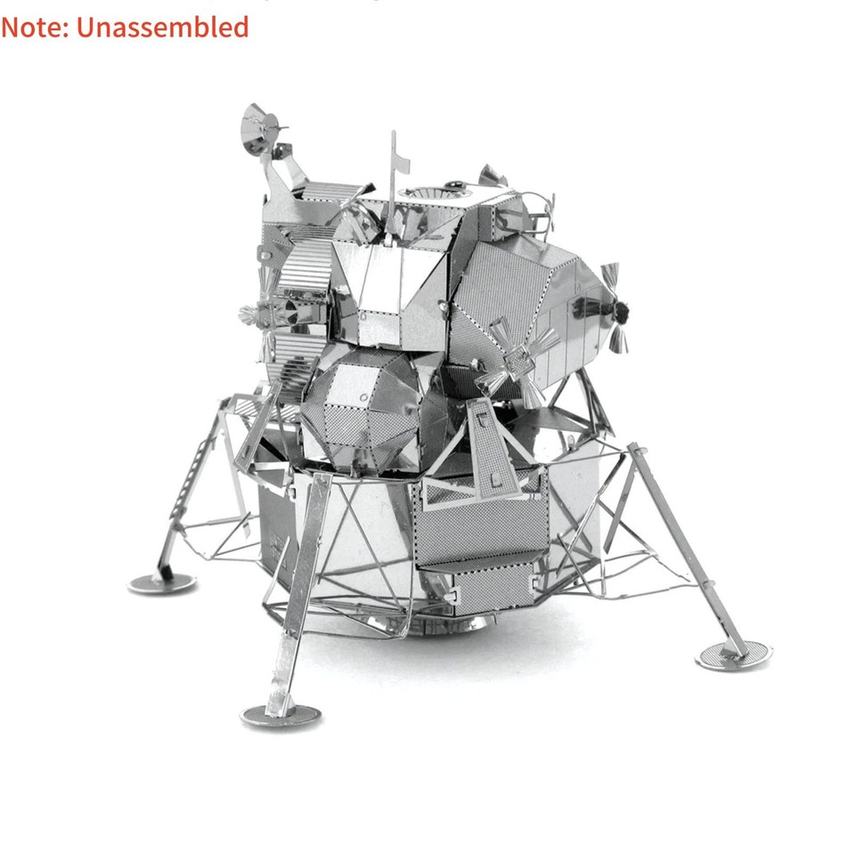 8cm DIY Metal USA Apollo Lunar Module 1/50th Scale DIY Model Kit Toy ...