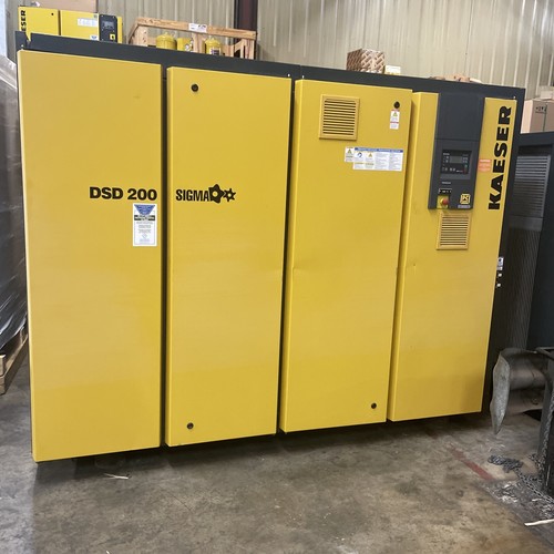 Kaeser DSD 200 Rotary Screw Air Compressor 200HP Air Cooled Sigma ...