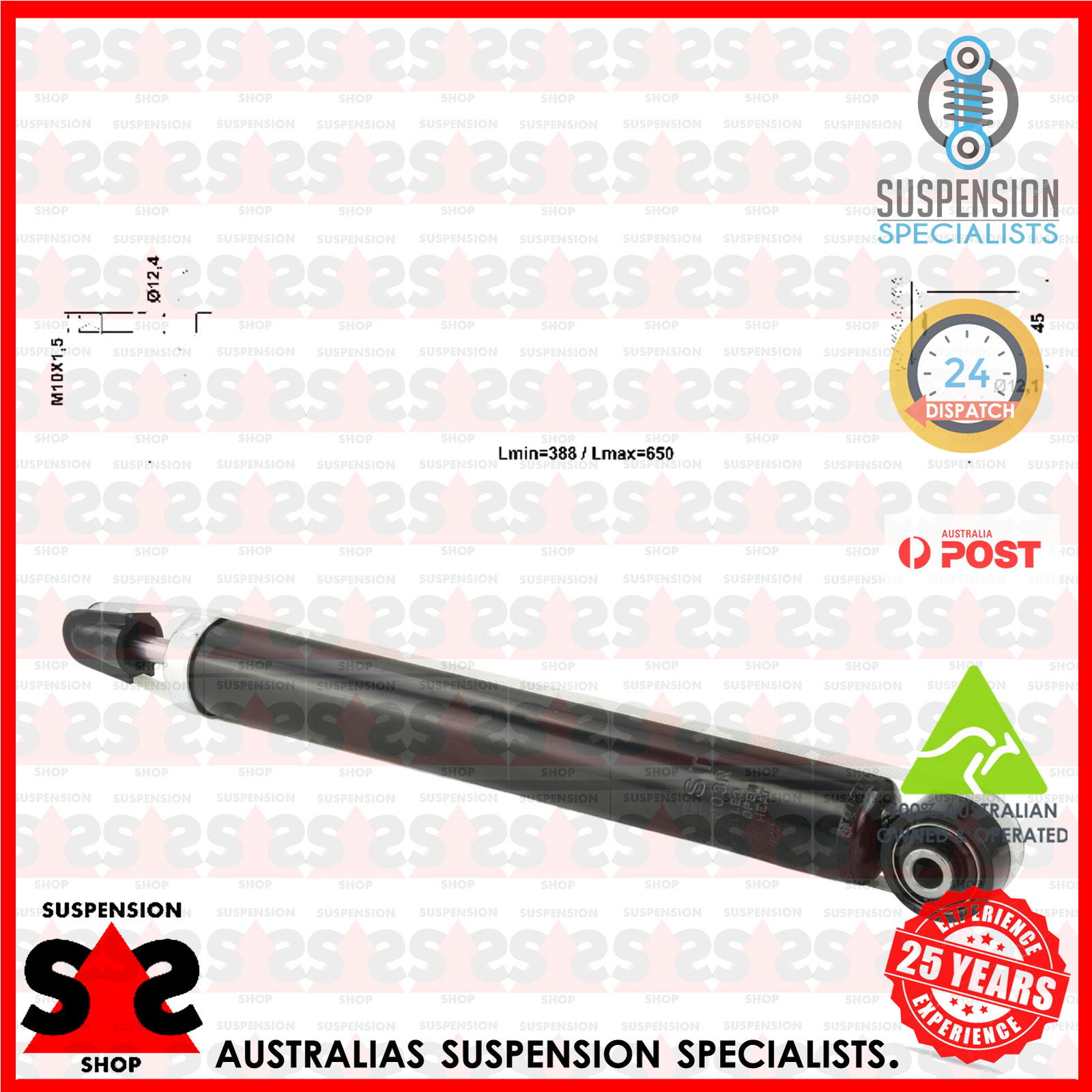 Rear Axle Shock Absorber Suit AUDI A3 (8V1, 8Vk) S3 quattro A3 (8V1, 8VK) | eBay