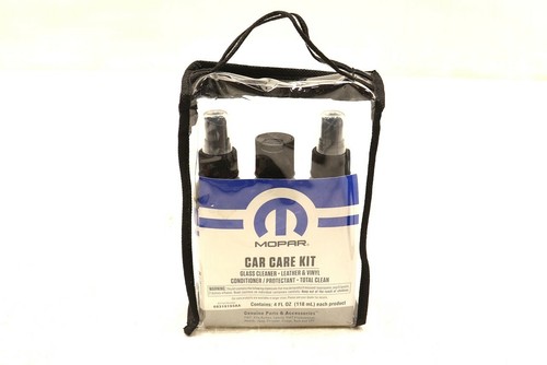 NEW OEM Mopar Interior Car Care Kit Glass Leather Vinyl & Total Clean ...