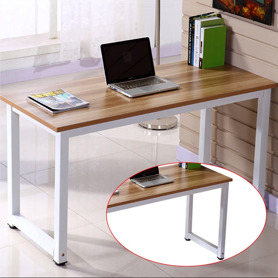 Home Office Table Desk Study Writing Work Table Computer PC Laptop ...