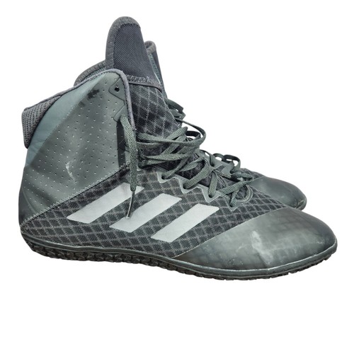Adidas Mat Wizard 4 Wrestling Shoes Mens 11.5 Black MMA Boxing Shoes ...