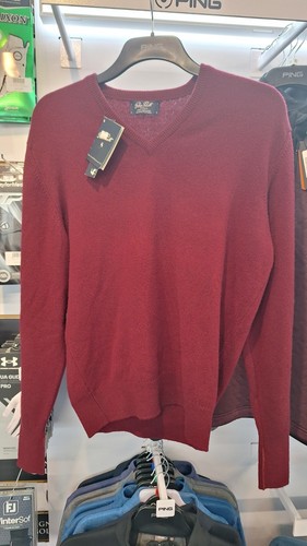 Peter Scott Men's Claret Lambswool Jumper Size 42 - BNWT! | eBay UK