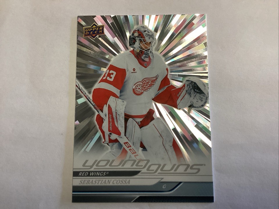 2024-25 UD EXTENDED SERIES #708 SEBASTIAN COSSA YOUNG GUNS RC SP OUTBURST RWINGS | eBay