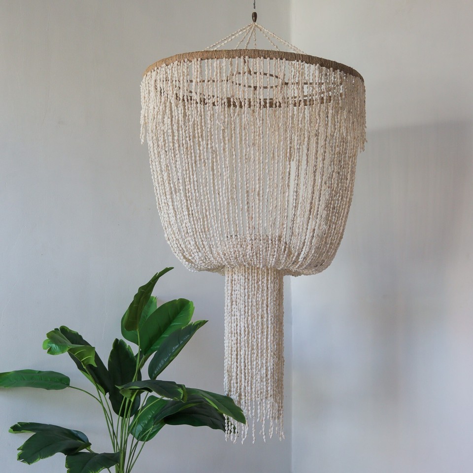 seashell pendant light classic, Seashell Chandelier Round Shape | eBay
