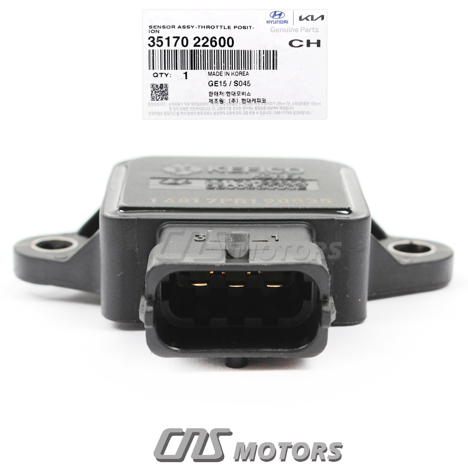 GENUINE Throttle Position Sensor Fits 2000-2010 Hyundai Kia OEM ...