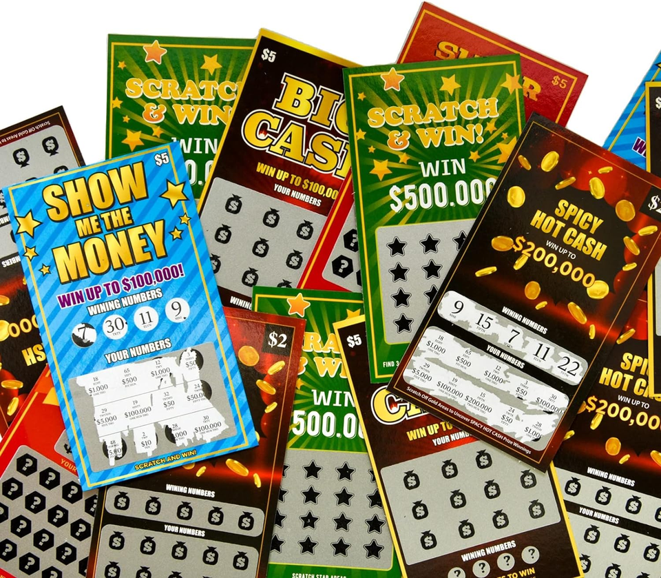 10 Fake Lottery Tickets and Scratch off Cards That Look - Winning $500K ...